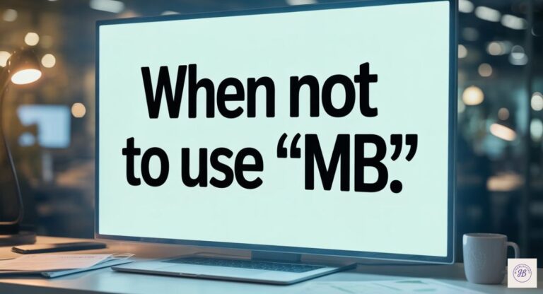MB Meaning in Text – What It Really Means, When to Use It & Best ...